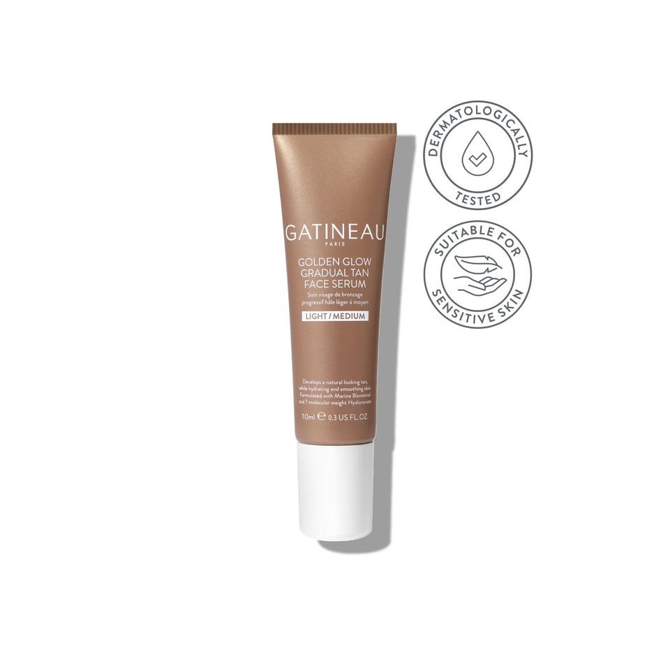Golden Glow Gradual Tan Face Serum – Gatineau Skincare